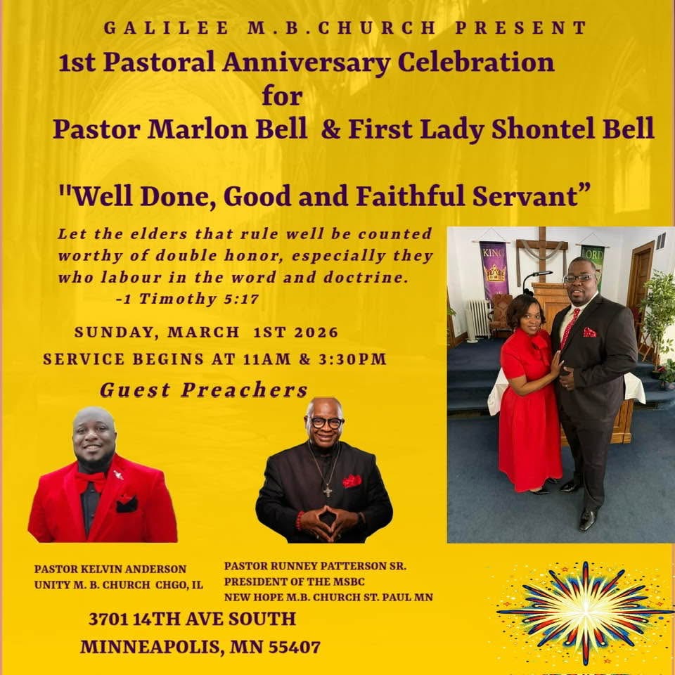 Pastor Marlon and First Lady Shontel Bell 1st Pastoral Anniversary ...